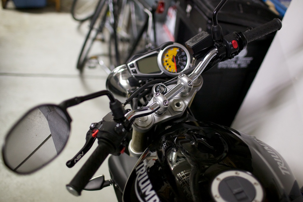 new rizoma bars and pazzo levers | Triumph Rat Motorcycle Forums